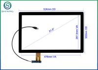 China Custom PCAP Capacitive Touch Screen Overlay 16:9 21.5 Inch COB Type for sale