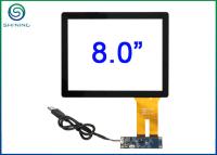 China 4:3 8 Inch Capacitive Industrial Touch Screen Display PC PCAP USB Interface for sale