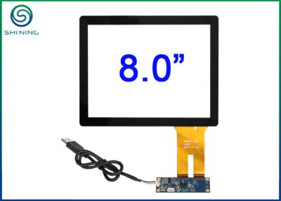 China 4:3 8 Inch Capacitive Industrial Touch Screen Display PC PCAP USB Interface for sale