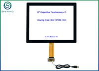 China 15 Inch GG Touch Panel / USB Capacitive Touch Screen With Glass Cover for sale