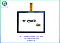 China 15 Inch GG Touch Panel / USB Capacitive Touch Screen With Glass Cover for sale