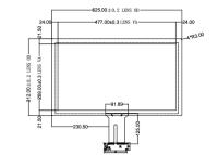 China 21.5 Inch Multi Touch Screen Display Glass On Glass USB Interface Industrial for sale