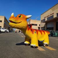 China Children's Animatronic Dinosaur Rides  Amusement Park Electric Dinosaur Car for sale