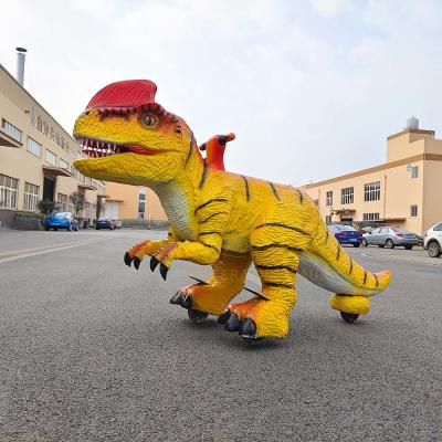 China Animatronic Electric Dinosaur Ride on Coin Operated Shopping Mall Ride for sale