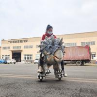 China Coin Operated Amusement Park Animatronic Dinosaur Ride for Shopping Mall for sale