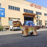 China Vivid Electronic Dinosaur Rides on for Playground and Square for sale