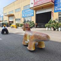 China Vivid Electronic Dinosaur Rides on for Playground and Square for sale