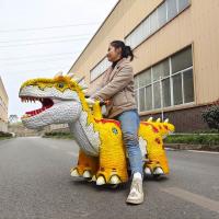 China Shopping Mall Center Animatronic Electric Dinosaur Ride for Dino World for sale