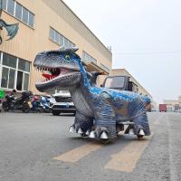 China Amusement Park Electric Dinosaur Scooter Animatronic Dinosaur Ride for Kids for sale