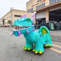 China Shopping Mall  Electric Dinosaur Ride on Animatronic Scooter Amusement Park for Kids for sale