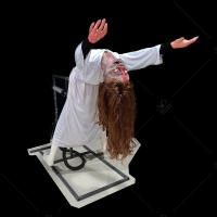 China Decoration Haunted House Props Pneumatic Ghost Animatronic Dropping Corpse for sale