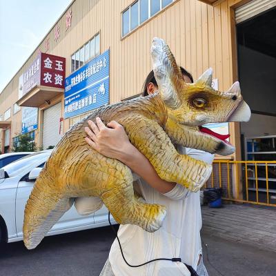 China Realistic Animatronic Baby Dinosaur Puppet for Dino Park and Show for sale