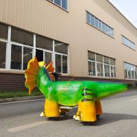 China Kiddie Animatronic Dinosaur Ride Coin / Remote Control Dinosaur Ride On for sale