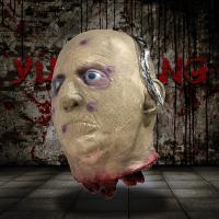 China Nightmare Haunted House Props  Halloween Zombie Mask Latex for Cosplay Party for sale