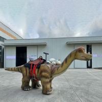 China Simulation Electric Brachiosaurus Walking Animatronic Dinosaur Ride for Kids for sale