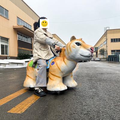 China Golden Electric Dinosaur Ride on Scooter for Kids in Shopping Mall for sale