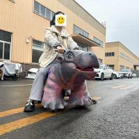 China Animatronic Electric Dinosaur Ride on Scooter for Shopping Mall for sale