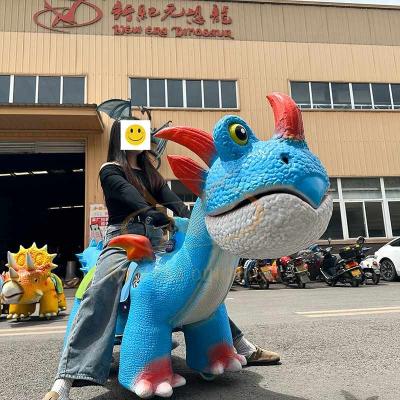 China Shopping Mall Animatronic Dinosaur Ride Electric Scooter for Kids for sale