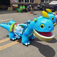 China Amusement Park Electric Animatronic Dinosaur Ride on Scooter for Shopping Mall for sale