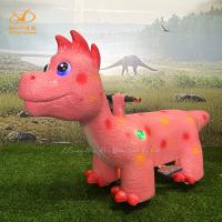 China Animatronic Dinosaur Ride for Parent and Kids Together Coin Operated Dino Animal Car for sale
