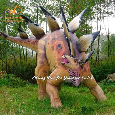China Giant Lifesize Stegosaurus Dinosaur Model for Jurassic Themed Park and Museums for sale