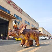 China Simulation Electric Brachiosaurus Walking Animatronic Dinosaur Ride for Kids for sale
