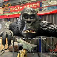 China Vivid Robotic Lifesize Animatronic Animal Chimpanzee for Themed Park for sale