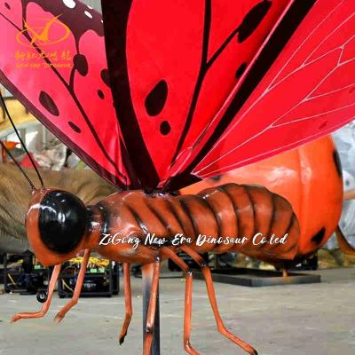 China Outdoor Realistic Animatronic Insect  Butterfly  Customized for Home Decoration for sale