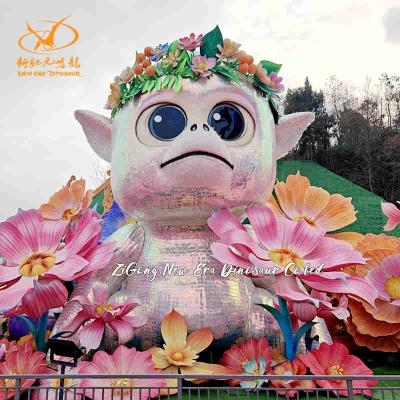 China Festival Light Show Colorful Chinese Animal Lanterns Outdoor for sale