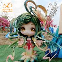 China Waterproof Silk Chinese Festival Lantern Steel Frame Material for sale