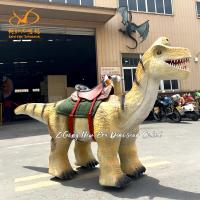China Interactive Large Size Children Amusement Dinosaur Rides for Playground And Square for sale