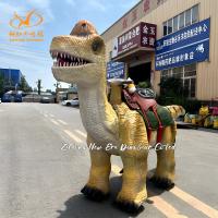 China Interactive Large Size Children Amusement Dinosaur Rides for Playground And Square for sale