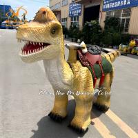 China Interactive Large Size Children Amusement Dinosaur Rides for Playground And Square for sale