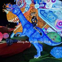 China Dragon Animal Art Lantern for Street Decoration Waterproof Silk Festival  Lantern for sale