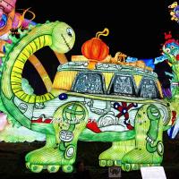 China Dragon Animal Art Lantern for Street Decoration Waterproof Silk Festival  Lantern for sale