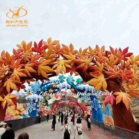 China Festival Art Lantern Door for Exhibition Outdoor Waterproof Luminous Lantern Gate for Light Show for sale