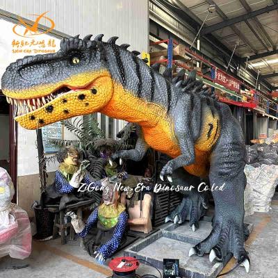 China Electric Artificial Dinosaur Model Life Size for Dino Theme Events for sale