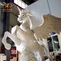 China Electric Artificial Flying Horse Model for Animal Park and Mall Decoration for sale