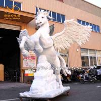 China Electric Artificial Flying Horse Model for Animal Park and Mall Decoration for sale