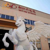 China Electric Artificial Flying Horse Model for Animal Park and Mall Decoration for sale