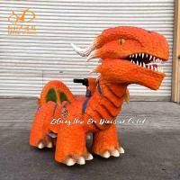 China Children Rideable Dinosaur Scooters For Shopping Mall Jurassic Park for sale