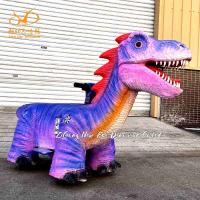 China Electric Rideable Dinosaur Scooters For Parents And Kids In Shopping Mall And Square for sale