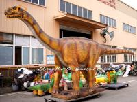 China Vivid Long Neck Dinosaurs Simulation Model for Jurassic Park and Jurassic World for sale