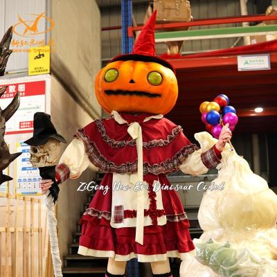 China Creative Cosplay: Pumpkin-headed Lolita Outfit for Halloween-themed Event for sale