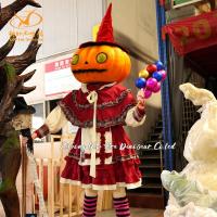 China Creative Cosplay: Pumpkin-headed Lolita Outfit for Halloween-themed Event for sale