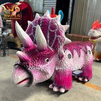 China Shopping Mall Electric Rideable Dinosaur Scooters With Movements for sale