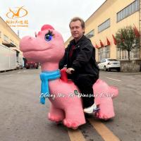China Attractive Rideable Dinosaur Cars for Children and Parents in Playground and Square for sale