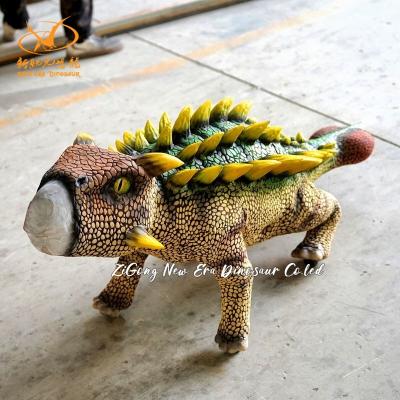 China Interactive Mechanical Dinosaur Intelligent Baby Dinosaur with 3-50m Size Customized Color and Steel Frame Silicone Rubber for sale