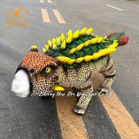 China Interactive Mechanical Dinosaur Intelligent Baby Dinosaur with 3-50m Size Customized Color and Steel Frame Silicone Rubber for sale