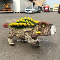 China Interactive Mechanical Dinosaur Intelligent Baby Dinosaur with 3-50m Size Customized Color and Steel Frame Silicone Rubber for sale